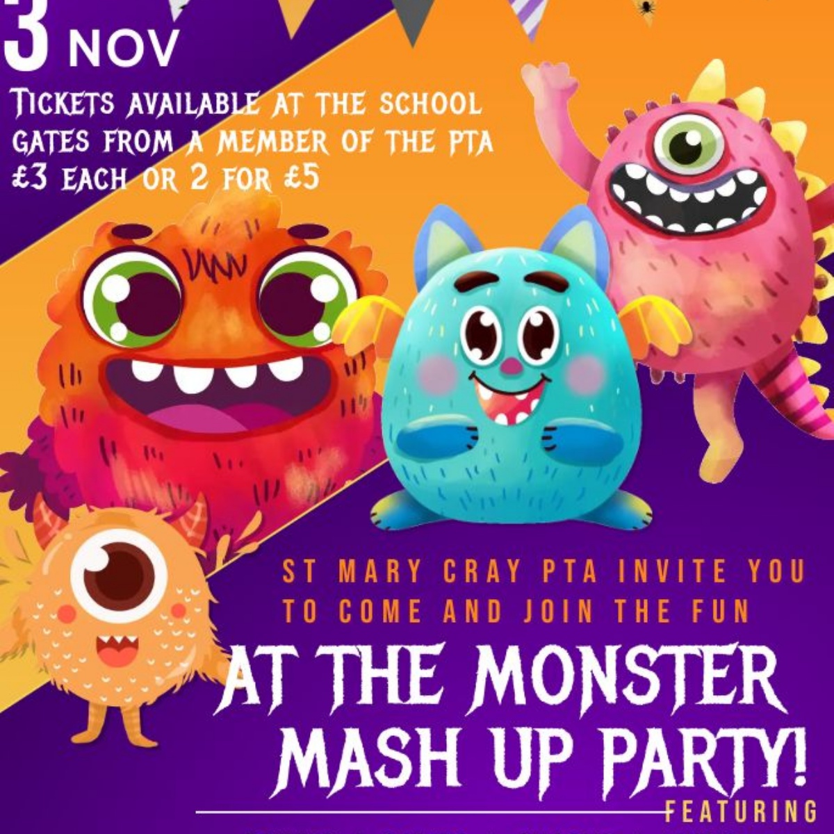 St Mary Cray Primary Academy - PTA Monster Mash Up Party
